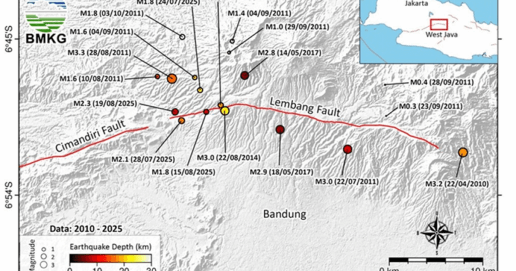 Sesar Lembang Aktif: BMKG Imbau Waspada Gempa